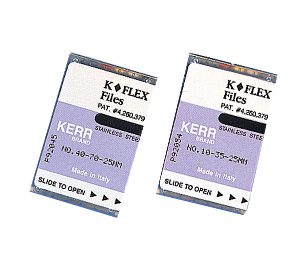 Kerr Stainless Steel K-Flex Hand Files 21mm
