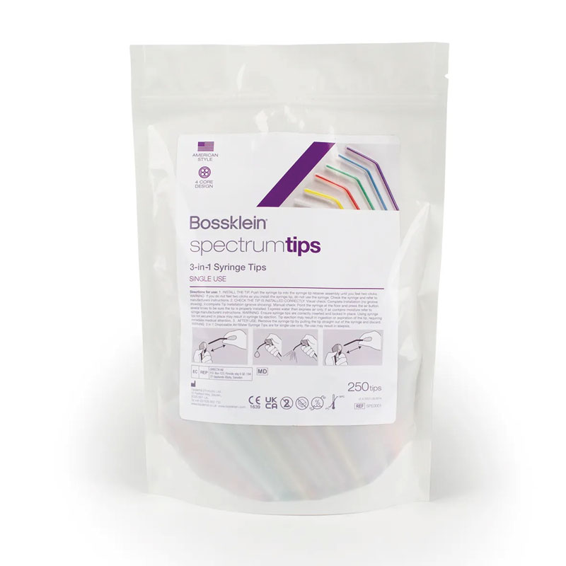Bossklein Disposable Spectrum 3 in 1 Syringe Tips